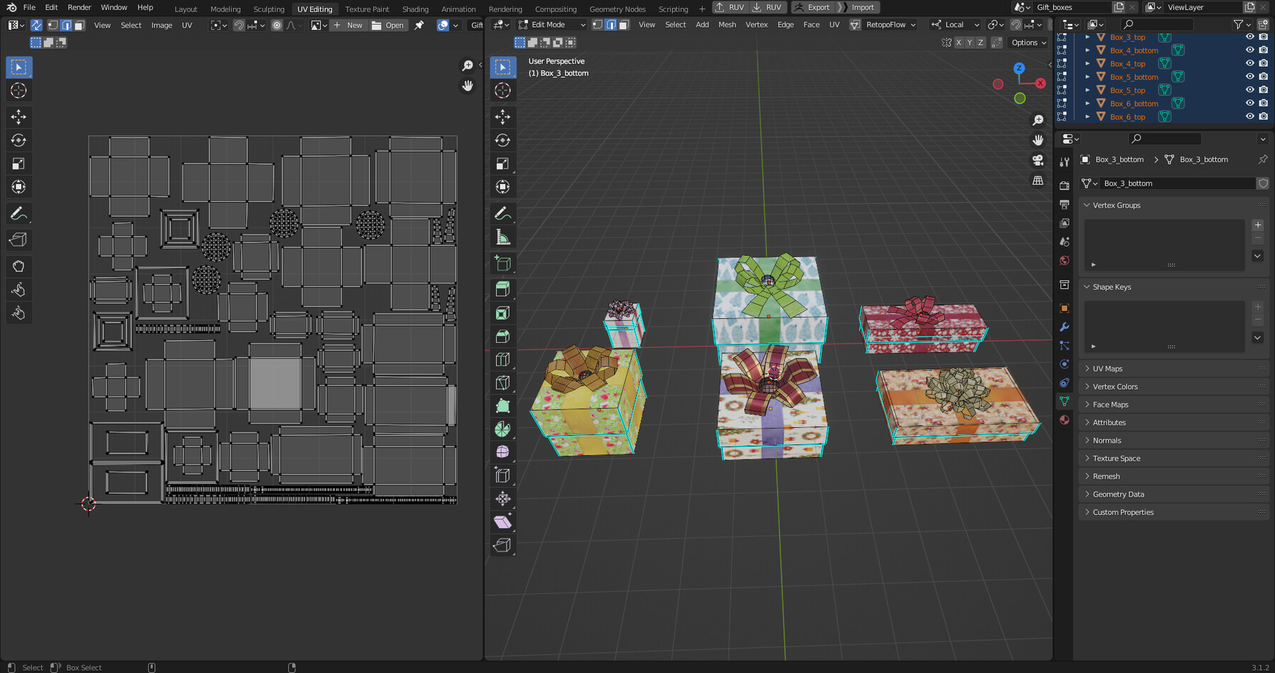 ArtStation - Gift boxes | Game Assets