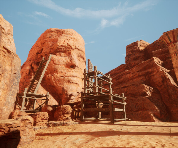 ArtStation - Desert Ruins Pack | Game Assets