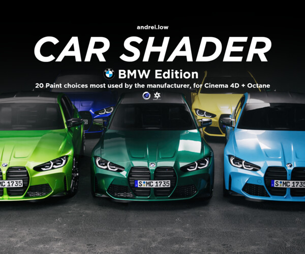 ArtStation - BMW Car Shader (Factory Paint) | Resources