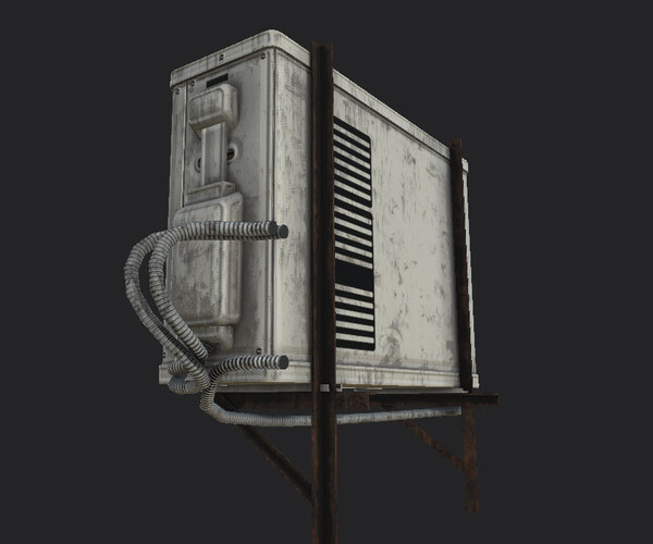 ArtStation - Air Conditioner Outdoor Unit | Resources