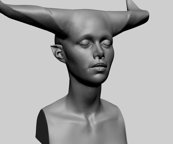 ArtStation - 10 Female Head Models | Resources