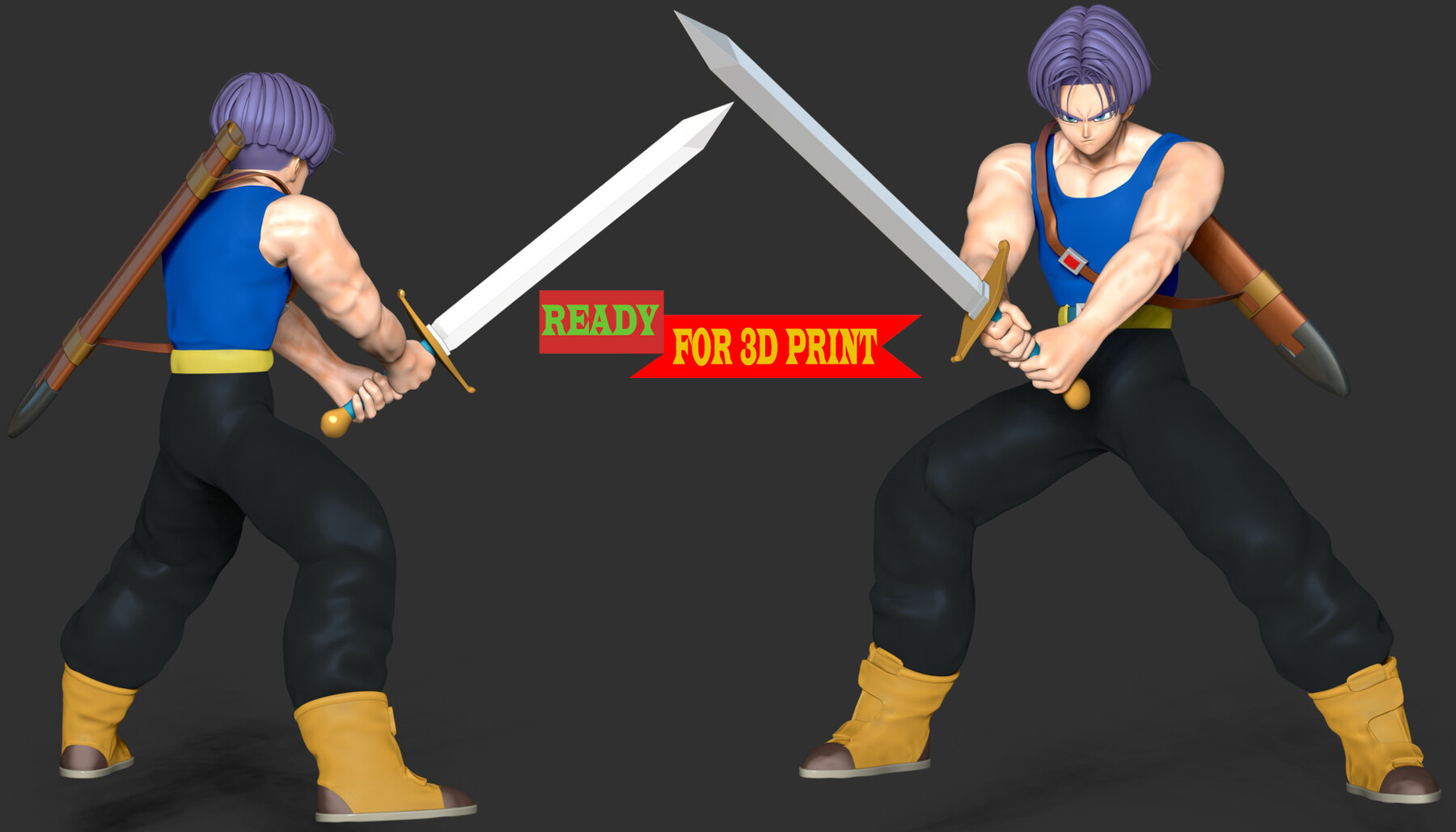 ArtStation - Trunks - Jump Force | Resources