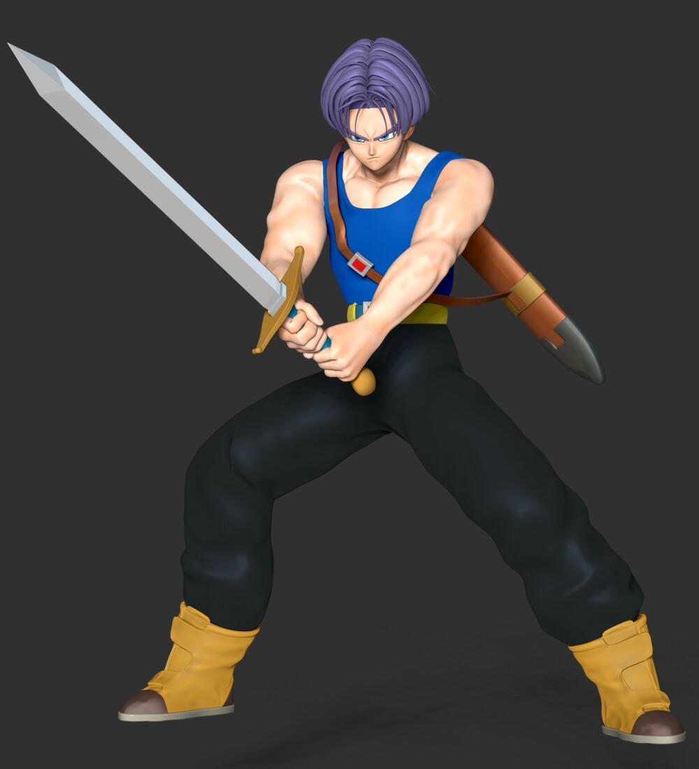 ArtStation - Trunks - Jump Force | Resources