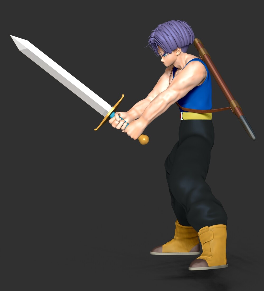 ArtStation - Trunks - Jump Force | Resources