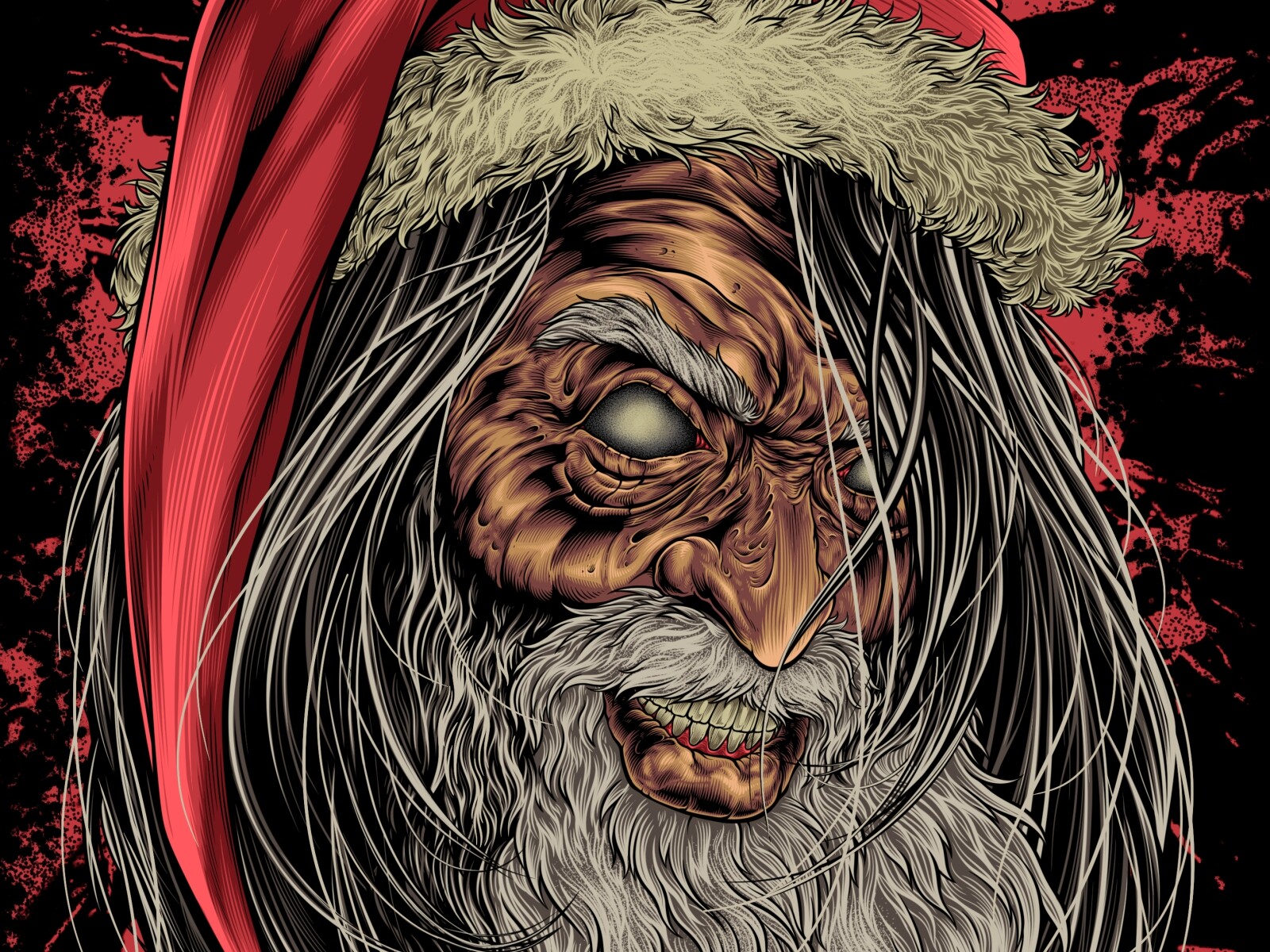 ArtStation - BAD SANTA ARTWORK DESIGN | Artworks