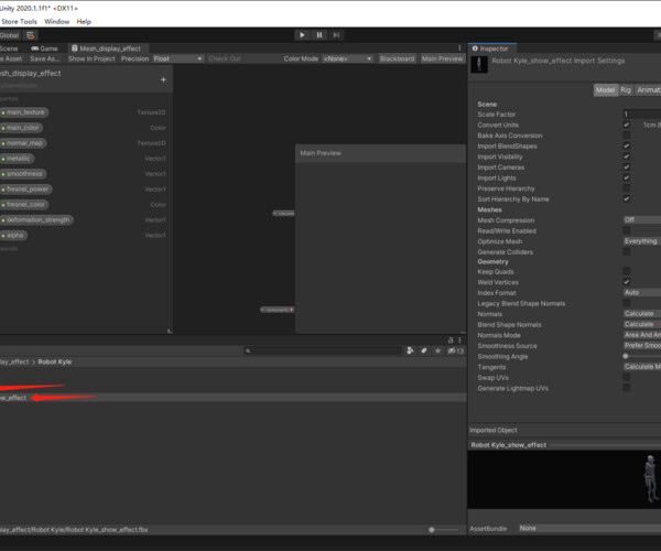 ArtStation - Unity VFX - Mesh Split Effect | Game Assets
