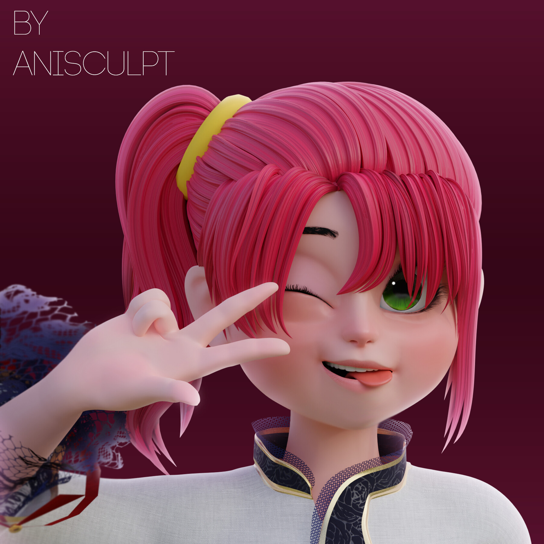 ArtStation - Girl - FULLY RIGGED | Game Assets