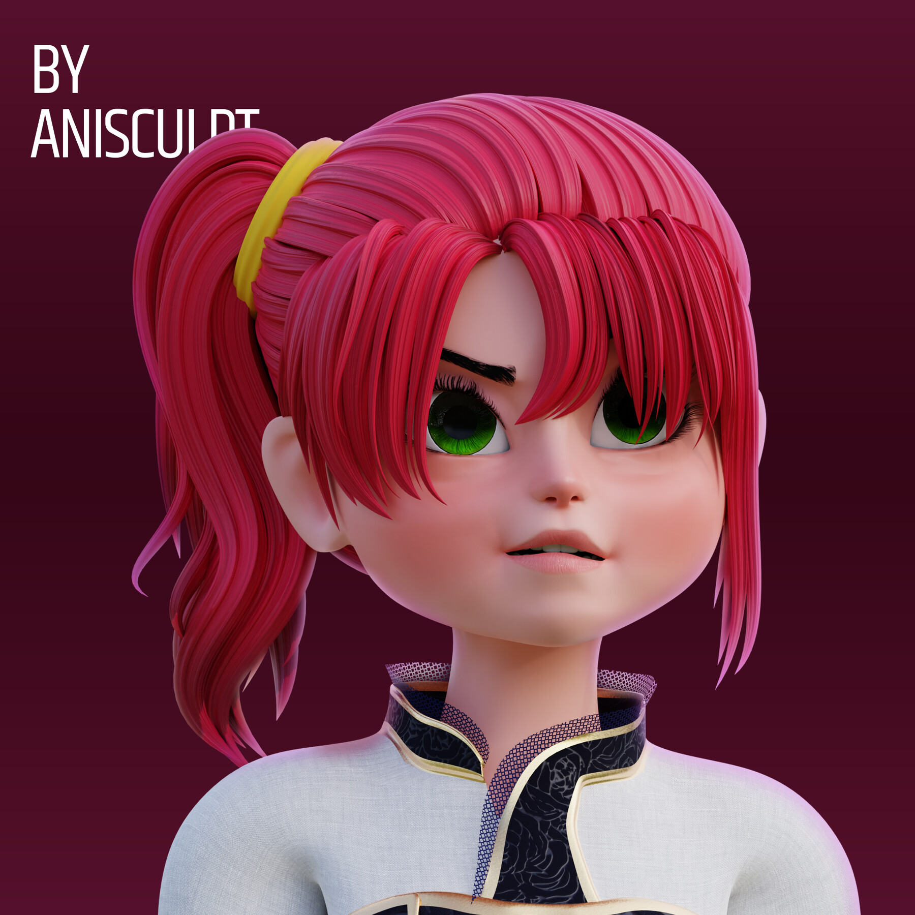 ArtStation - Girl - FULLY RIGGED | Game Assets