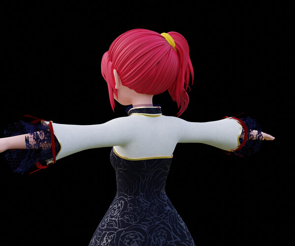 ArtStation - Girl - FULLY RIGGED | Game Assets