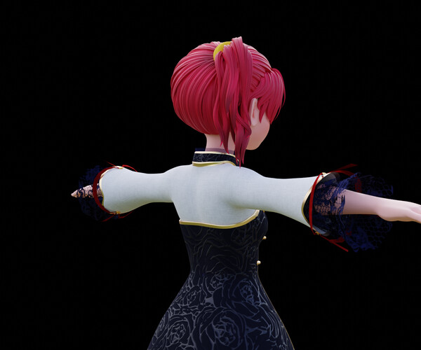 ArtStation - Girl - FULLY RIGGED | Game Assets