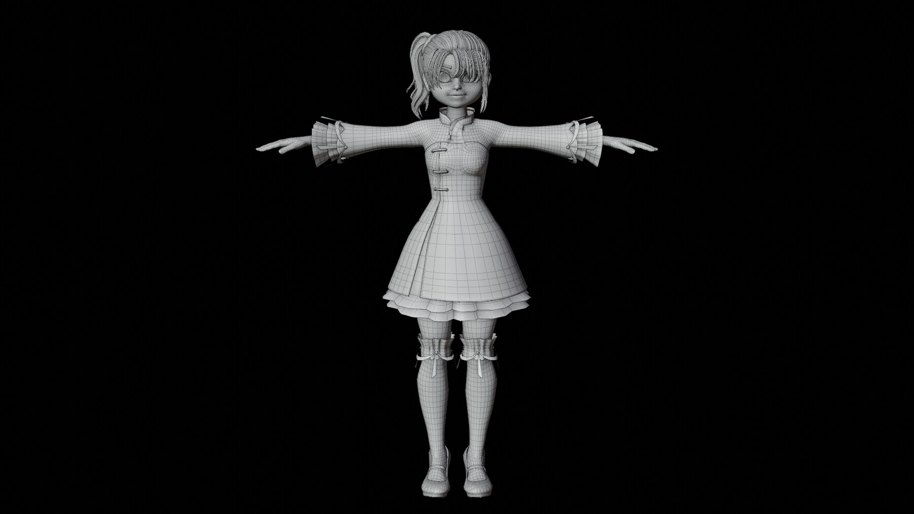 ArtStation - Girl - FULLY RIGGED | Game Assets