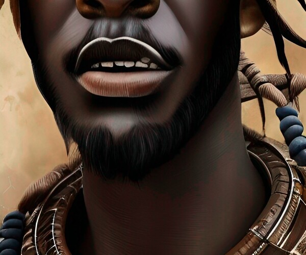 ArtStation - Ogun with large iron spears 13100 jpg pack wombo art | Artworks