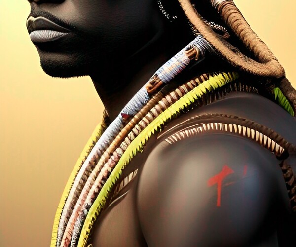 ArtStation - Ogun with large iron spears 13100 jpg pack wombo art | Artworks