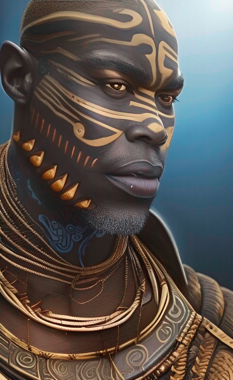 ArtStation - Ogun with large iron spears 13100 jpg pack wombo art | Artworks