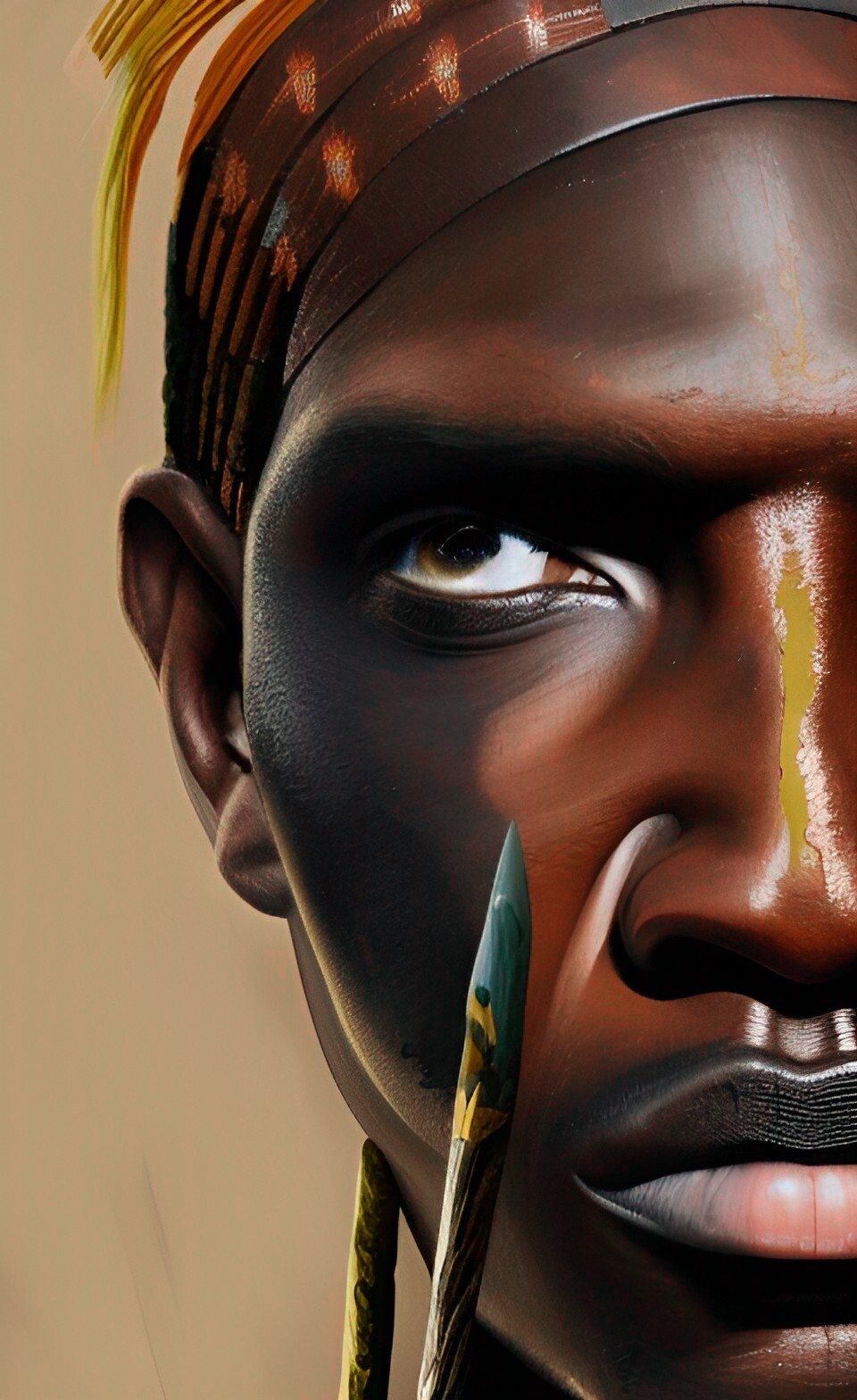 ArtStation - Ogun with large iron spears 13100 jpg pack wombo art | Artworks