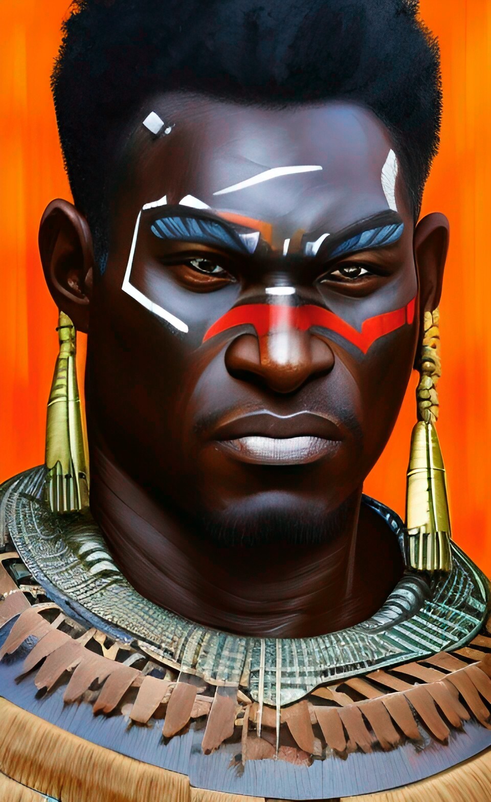 ArtStation - Ogun with large iron spears 13100 jpg pack wombo art | Artworks