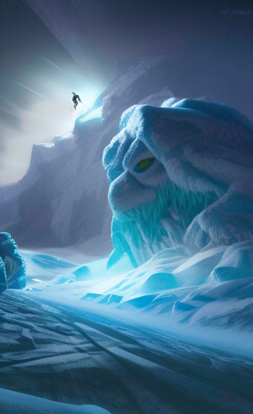 ArtStation - A monster in the Arctic covered in snow 13800 jpg pack ...