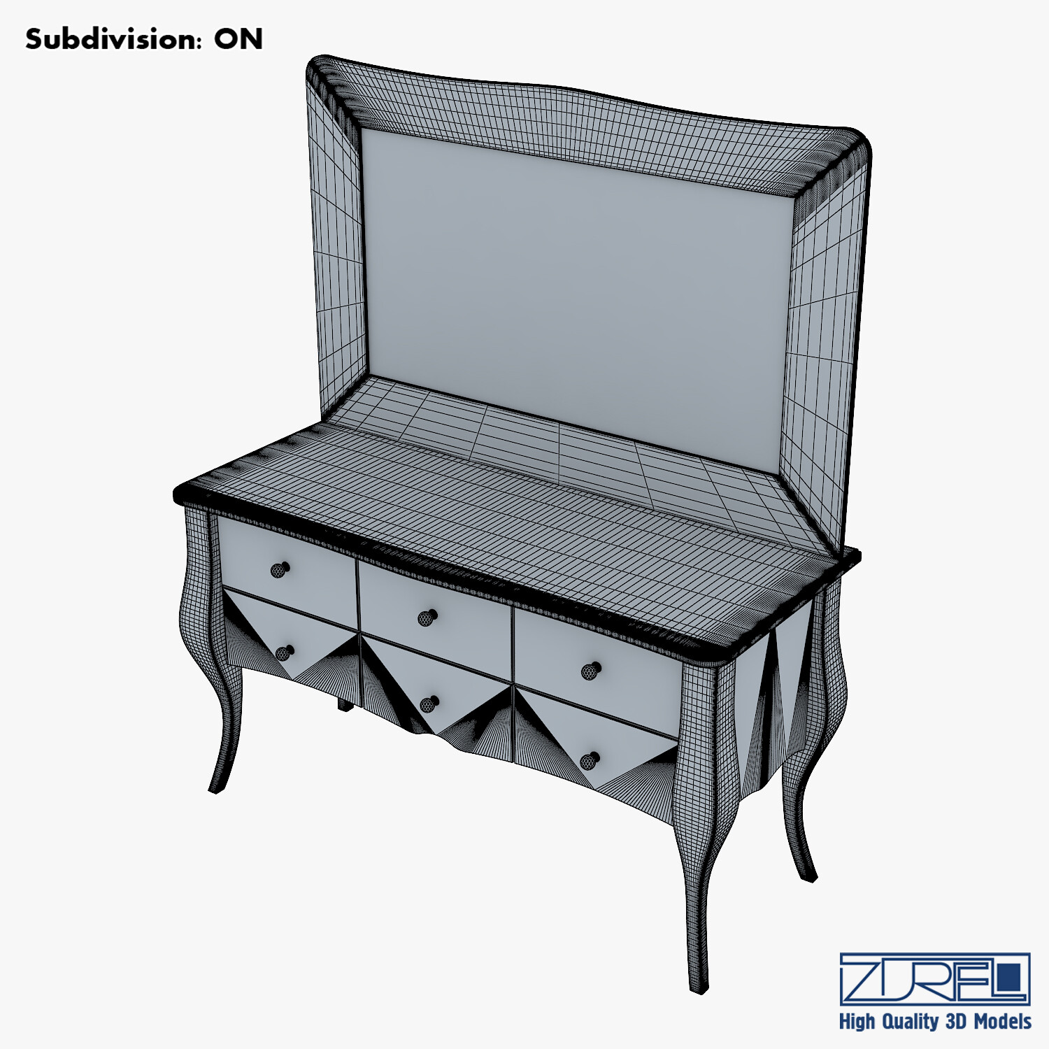 ArtStation - Arron Cosmetic Dressing Table | Resources