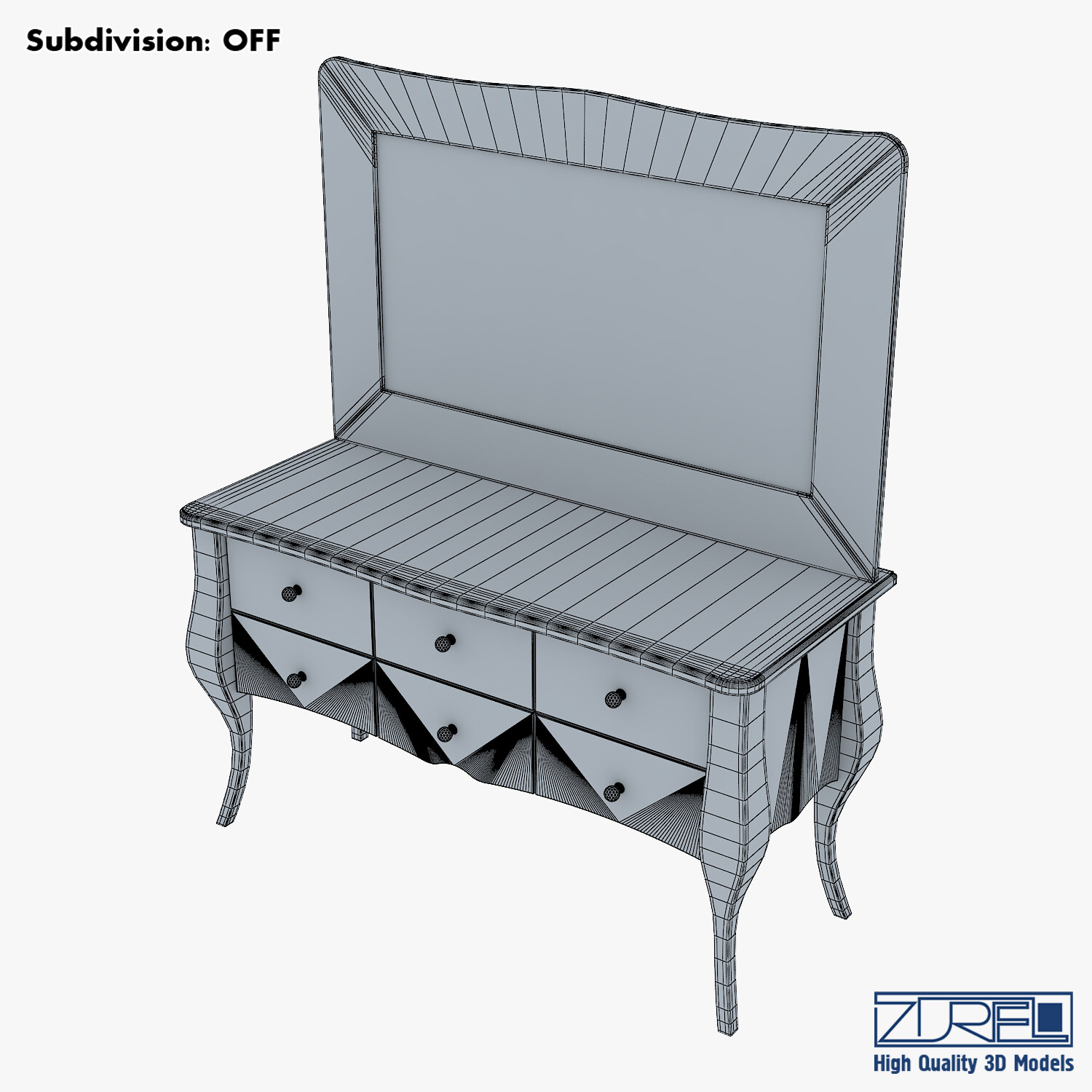 ArtStation - Arron Cosmetic Dressing Table | Resources