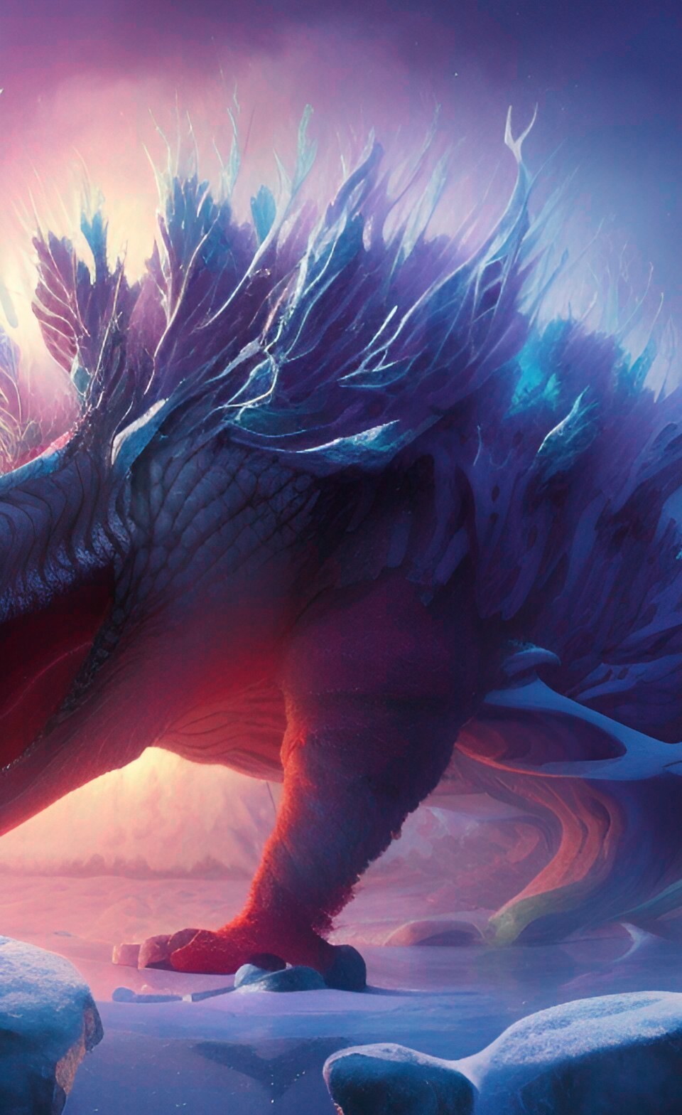ArtStation - A monster in the Arctic covered in snow 13800 jpg pack ...