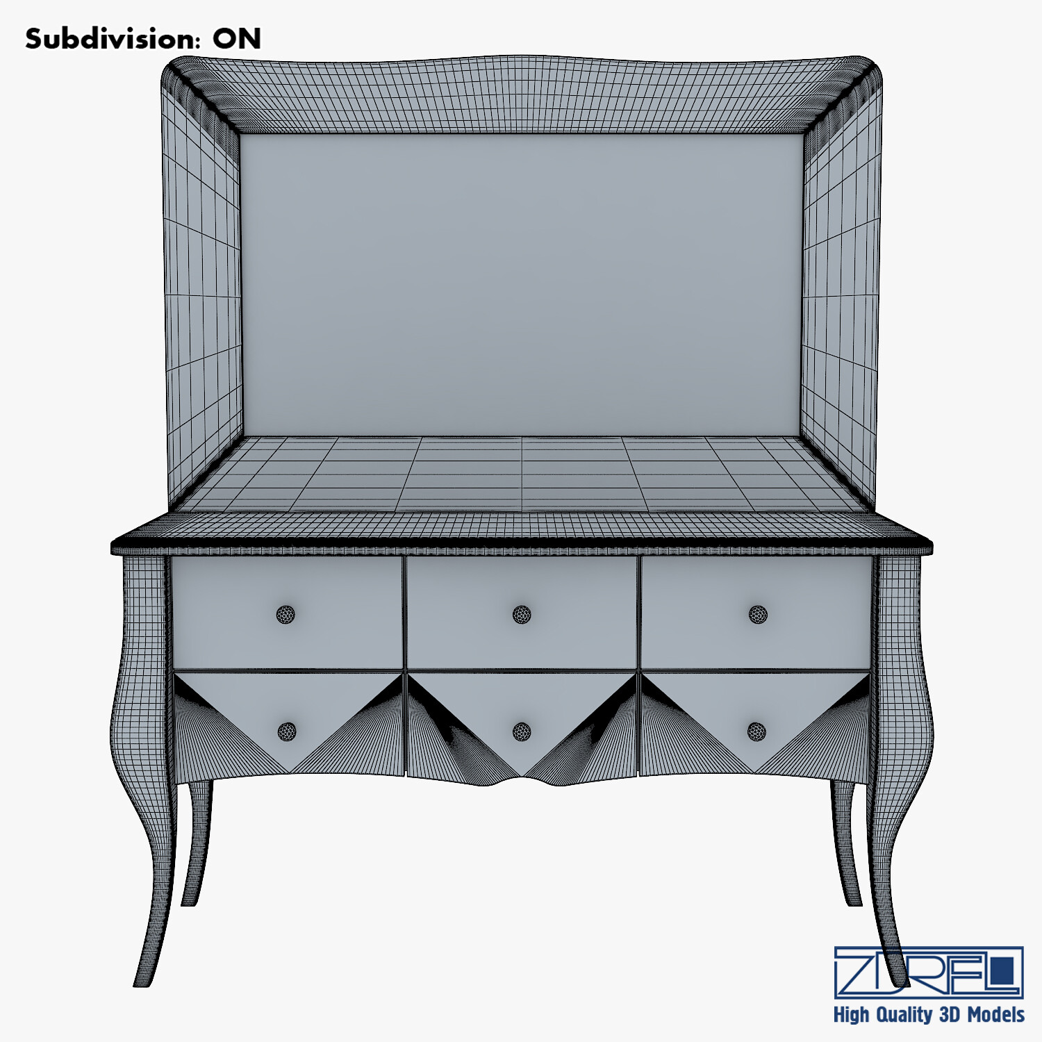 ArtStation - Arron Cosmetic Dressing Table | Resources