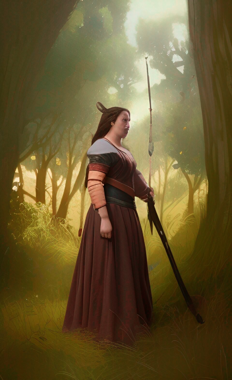 ArtStation - medieval chubby beautiful hunter girl 5800 jpg pack wombo ...