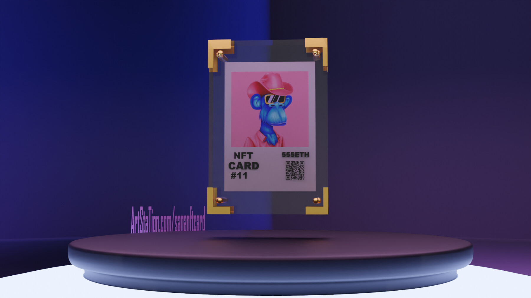 ArtStation - NFT collectible trading card cycles Blender | Artworks