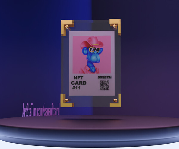 ArtStation - NFT collectible trading card cycles Blender | Artworks