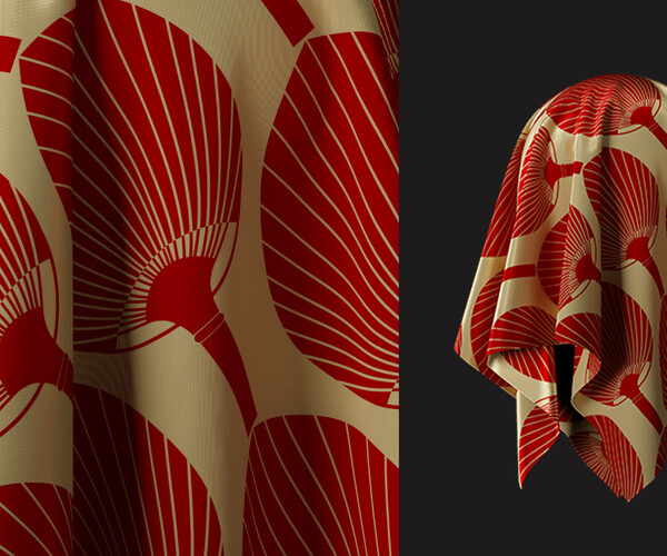 ArtStation - 10 Textures of Japanese traditional fabrics / SBSAR / PNG ...