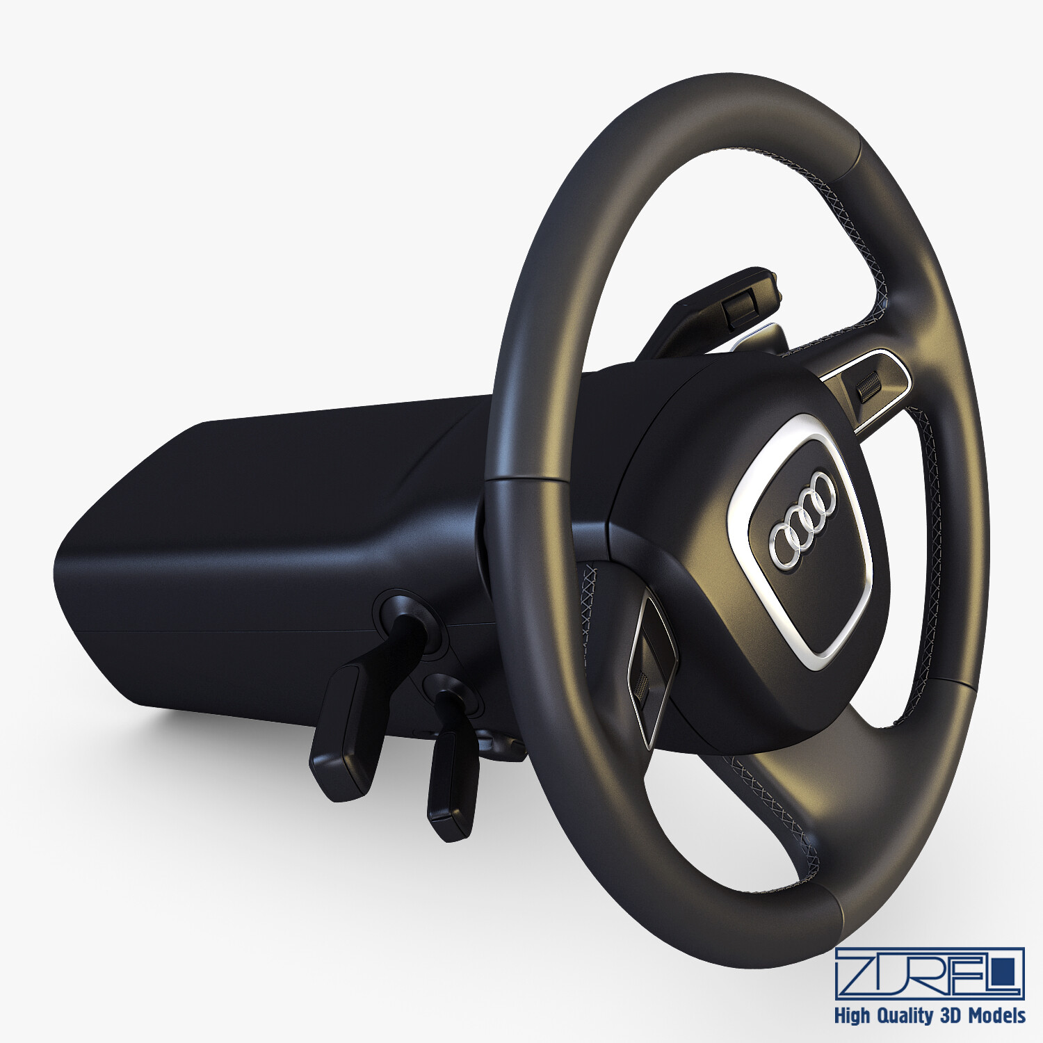 ArtStation - Steering Wheel Audi Q7 Patrick Hellmann | Resources