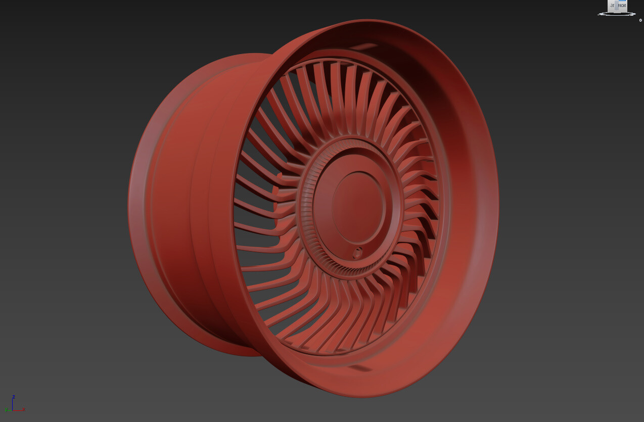 ArtStation - Work Carving 40 custom wheel | Game Assets