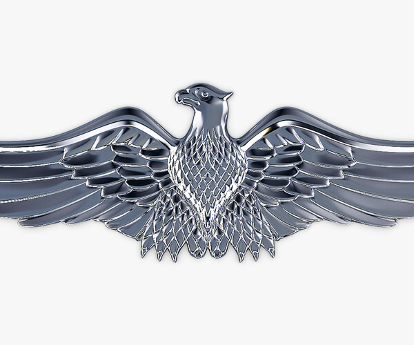 ArtStation - Eagle Insignia Chrome | Resources
