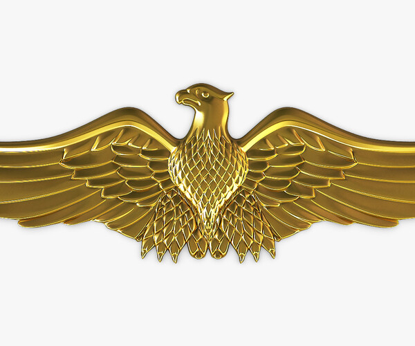 ArtStation - Eagle Insignia Gold | Resources
