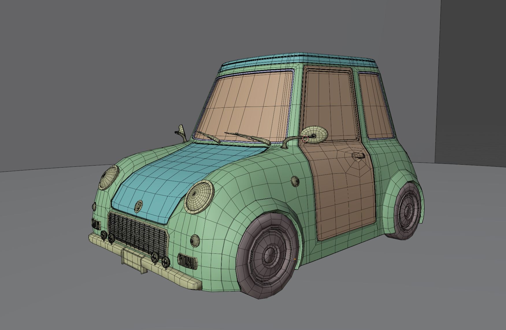 ArtStation - mini car cartoonish style high detail ready for game ...