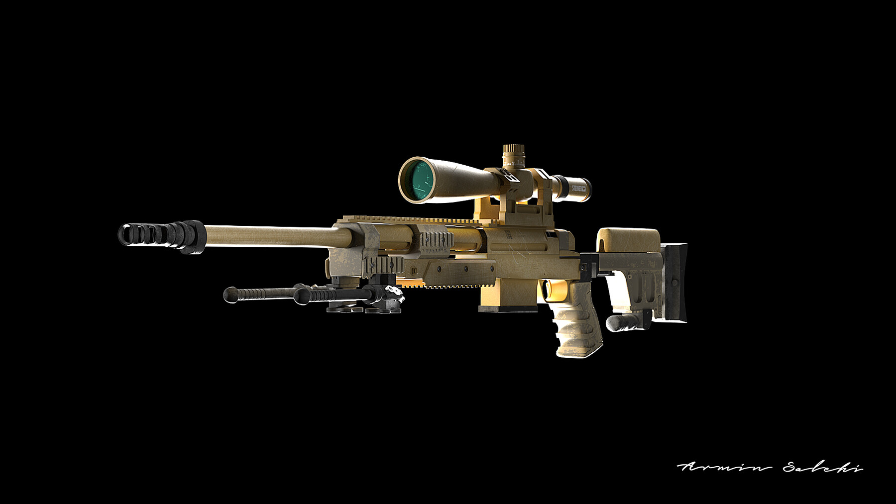 ArtStation - Sniper Rifle | Resources