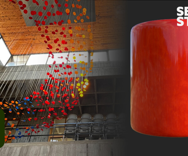 ArtStation - Stylized Red Metallic Texture - Substance Designer | Game ...