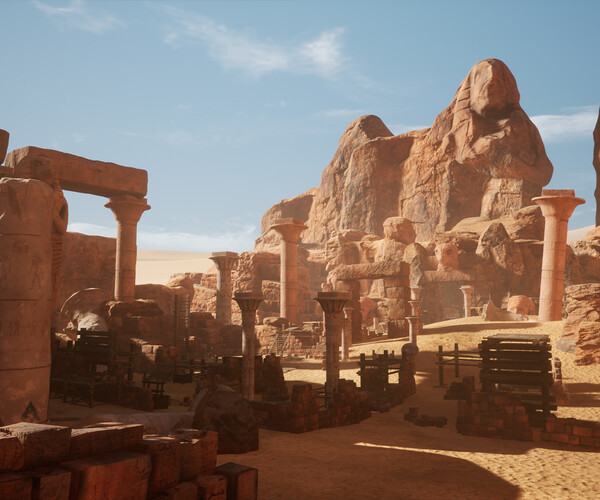 ArtStation - Desert Ruins Pack | Game Assets