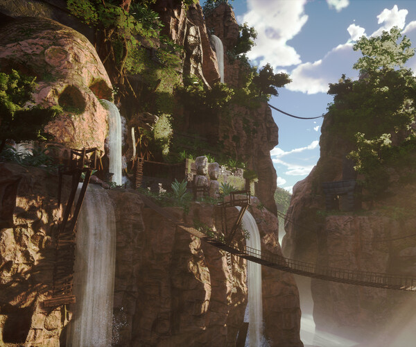 ArtStation - Maya Temple Kit | Game Assets