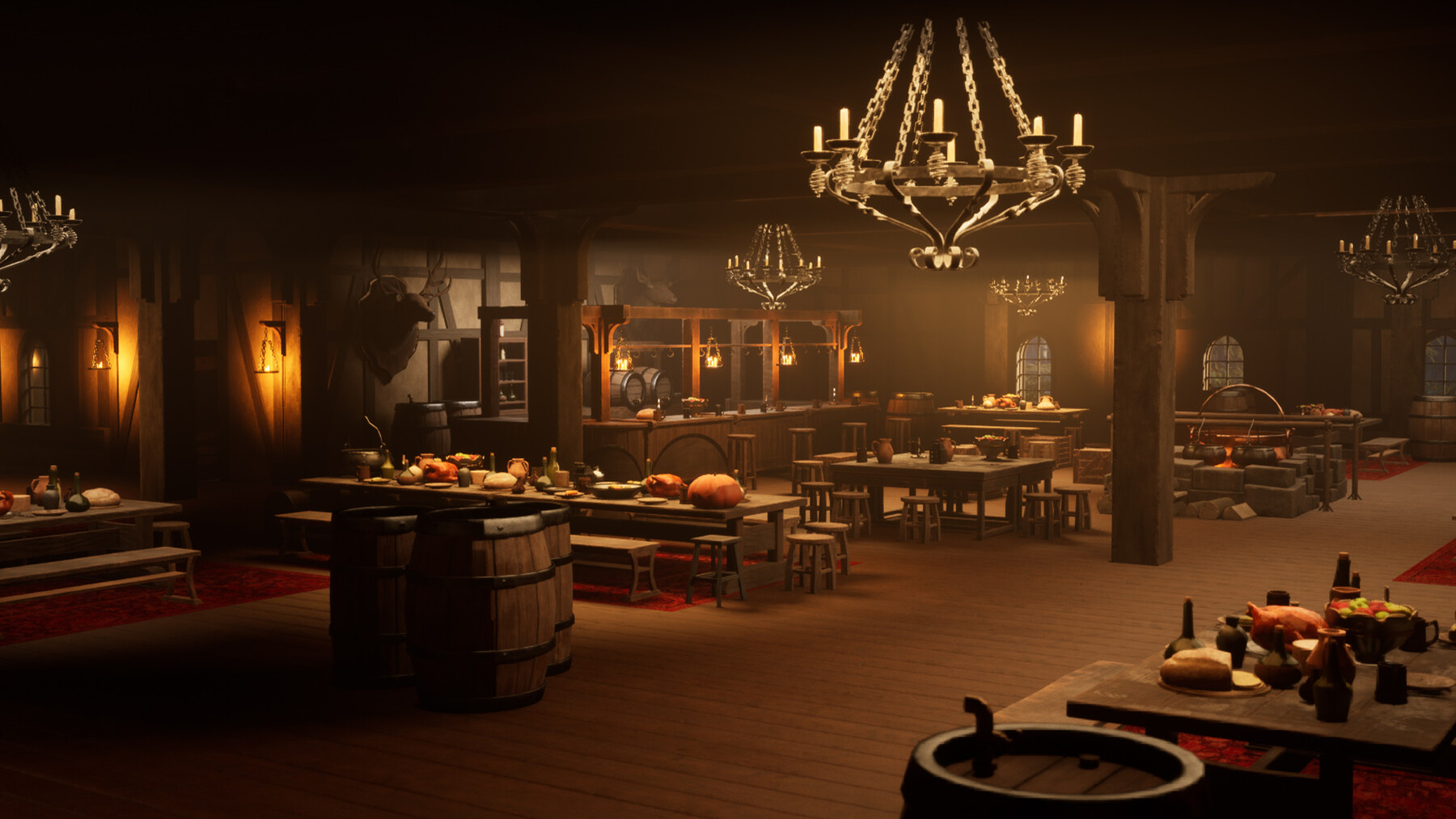 ArtStation - Tavern Modular Kit | Game Assets