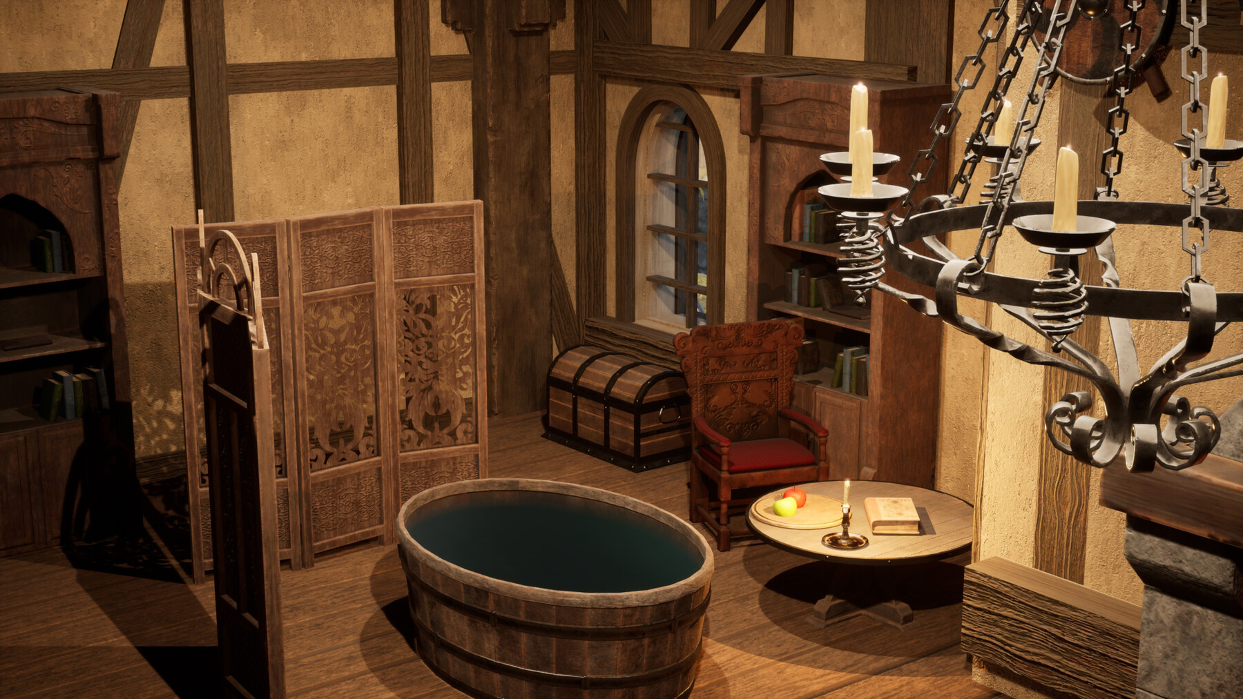 ArtStation - Tavern Modular Kit | Game Assets