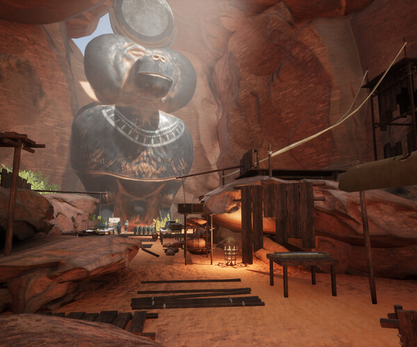 ArtStation - Desert Cave Kit | Game Assets