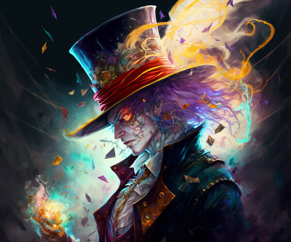 ArtStation - The Mad Hatter with hat | Artworks