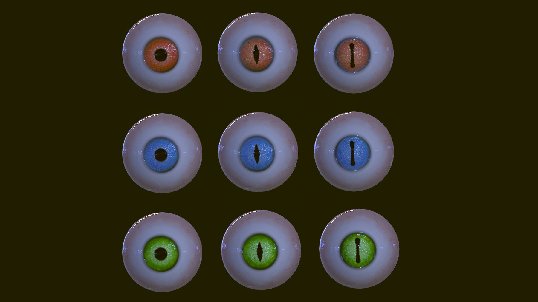 ArtStation - Eyeballs Pack - Real Time/3D Assets/4K Textures/Files(MB ...