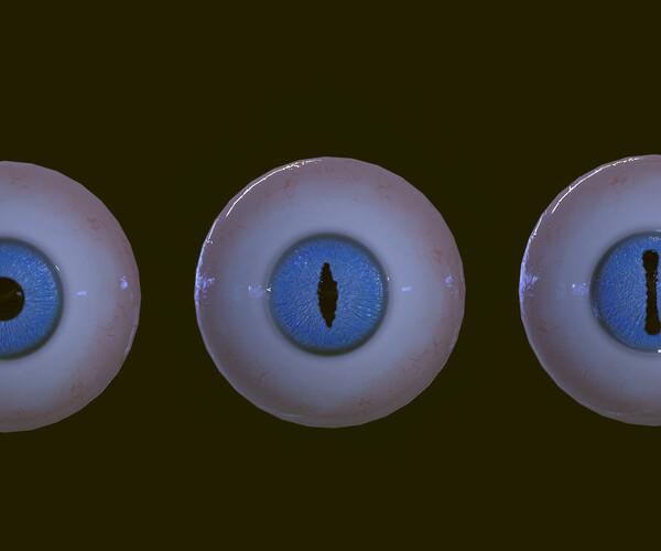 ArtStation - Eyeballs Pack - Real Time/3D Assets/4K Textures/Files(MB ...