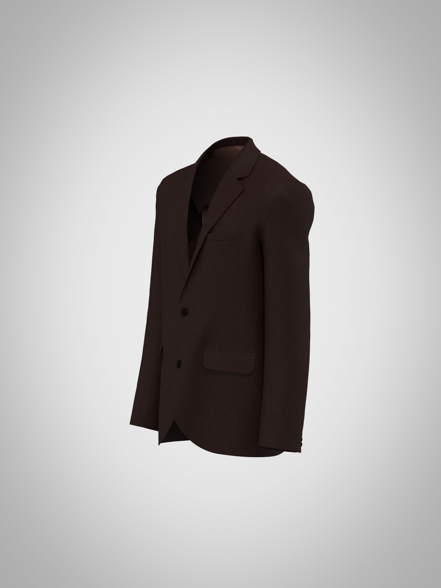 ArtStation - 3D BROWN JACKET MEN'S WEAR | Resources