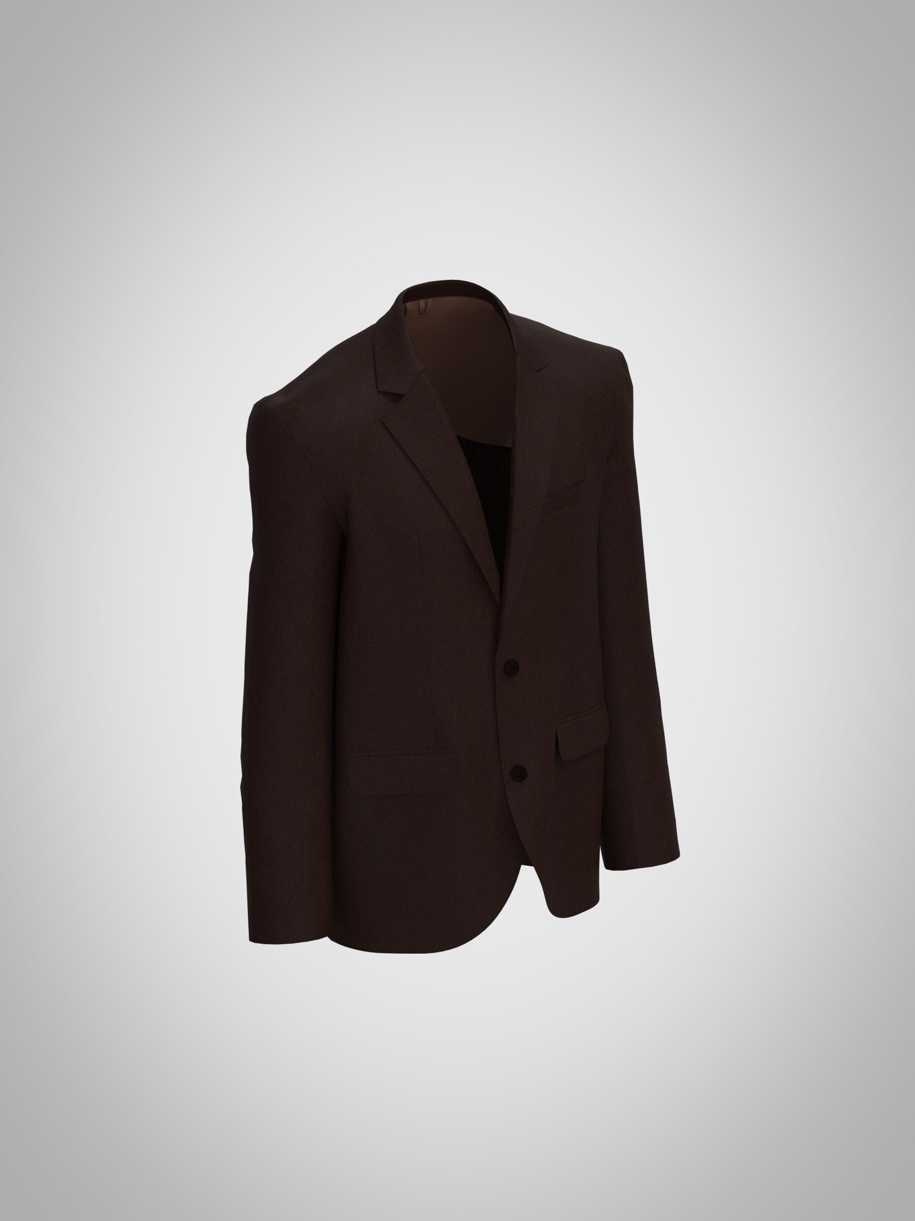 ArtStation - 3D BROWN JACKET MEN'S WEAR | Resources