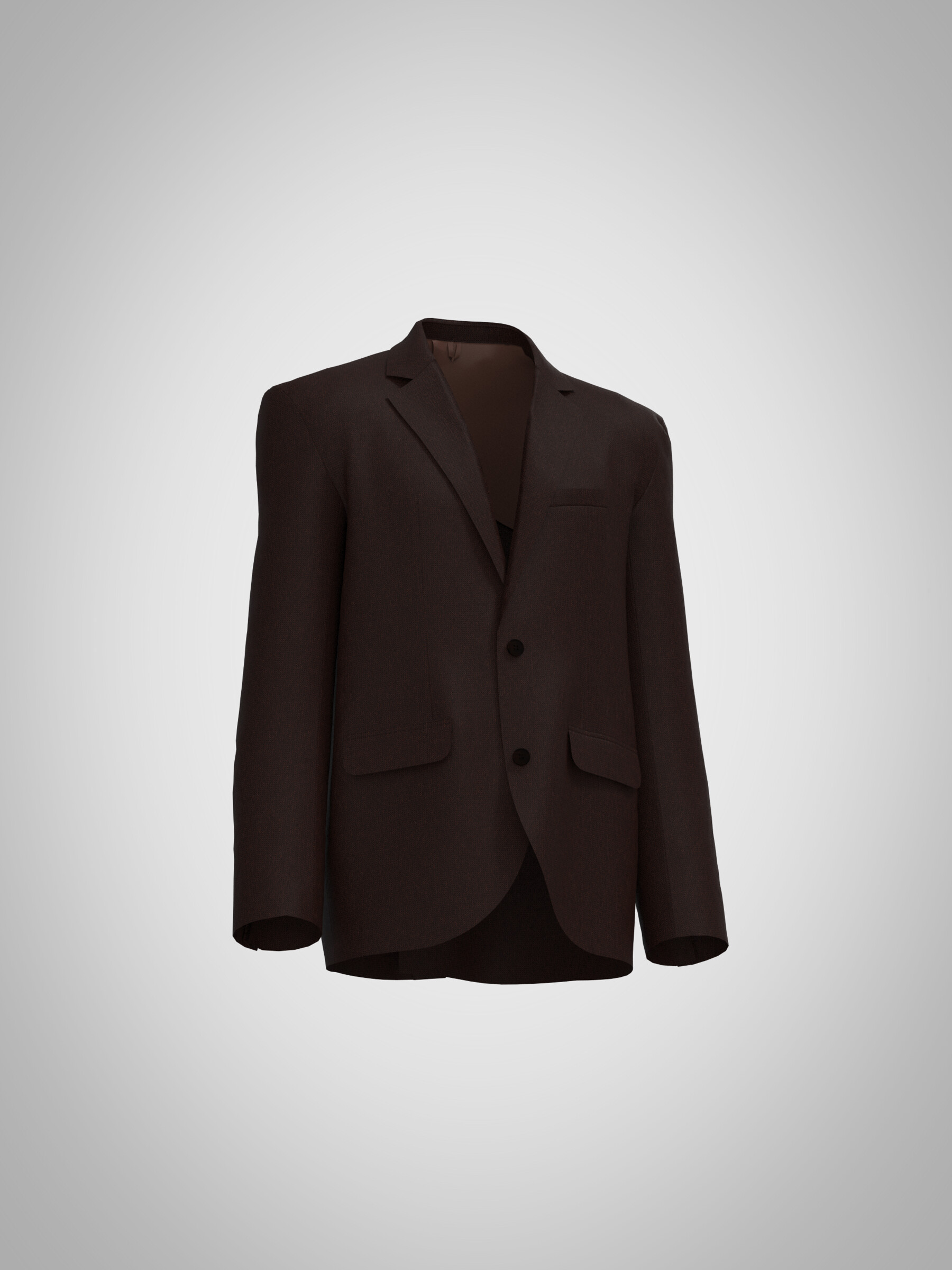 ArtStation - 3D BROWN JACKET MEN'S WEAR | Resources