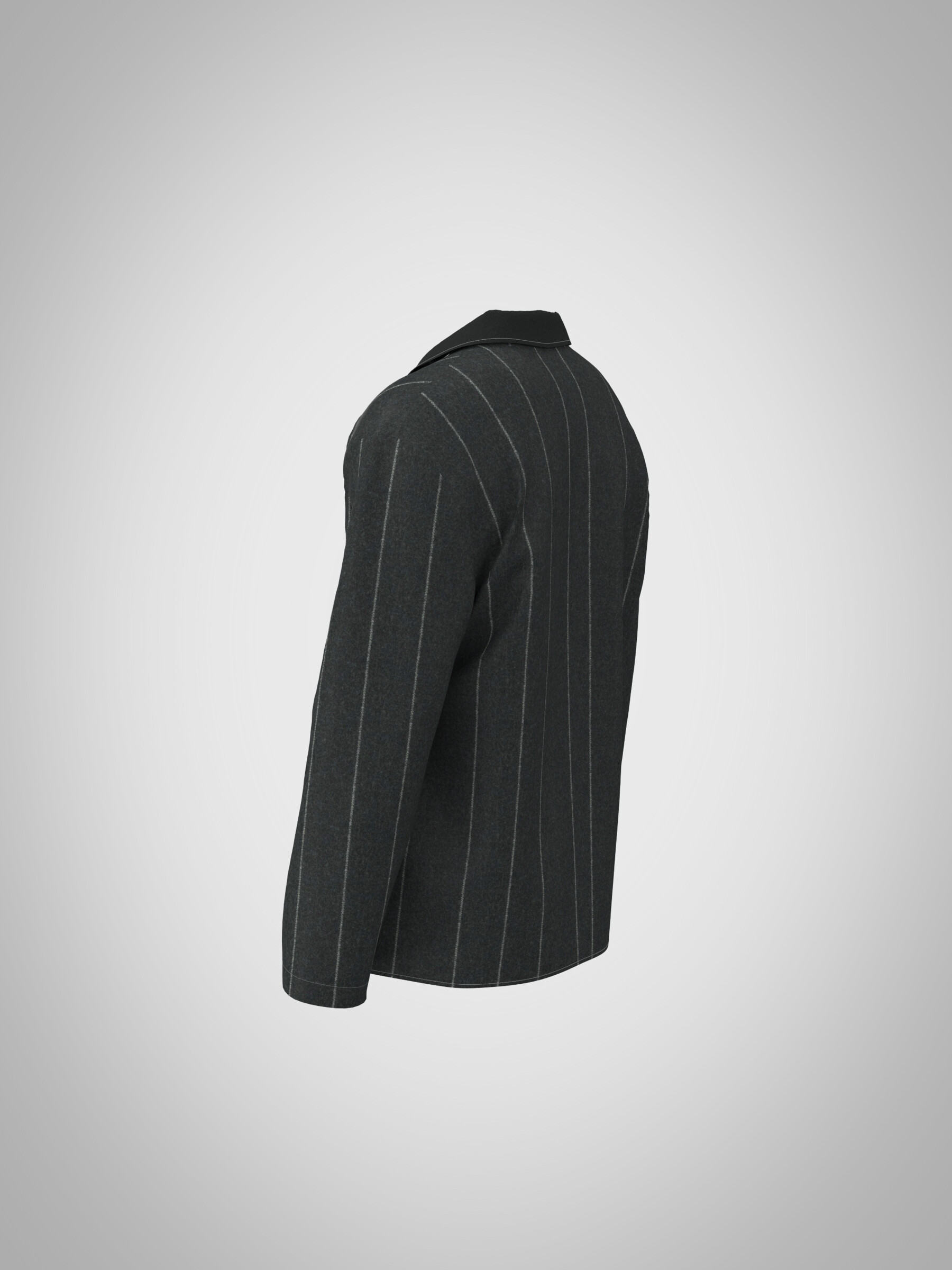 ArtStation - 3D STRIPE JACKET / MEN'S WEAR | Resources