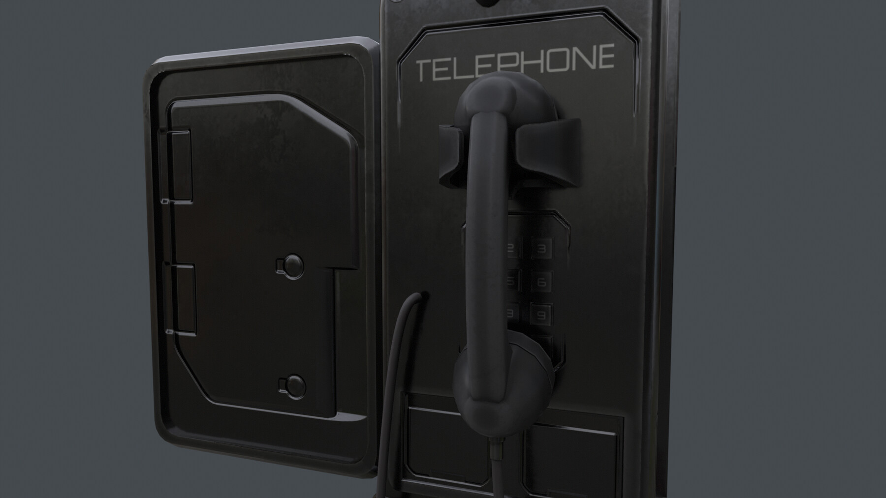 ArtStation - Low poly Telephone | Game Assets