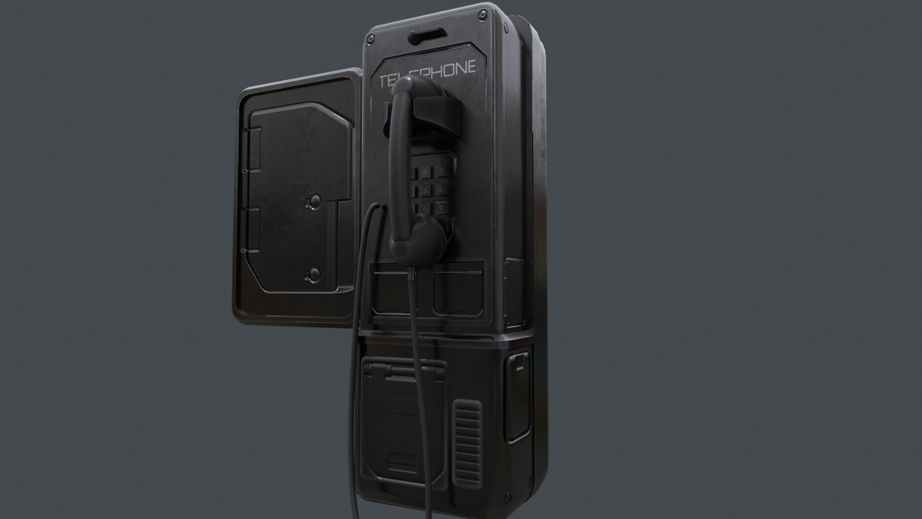 ArtStation - Low poly Telephone | Game Assets
